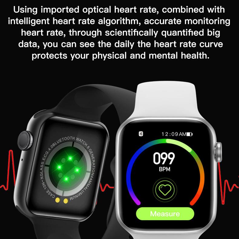 Buy Smart Watch Men T500 Plus 1.75 inch Screen Siri Smartwatch Games ...