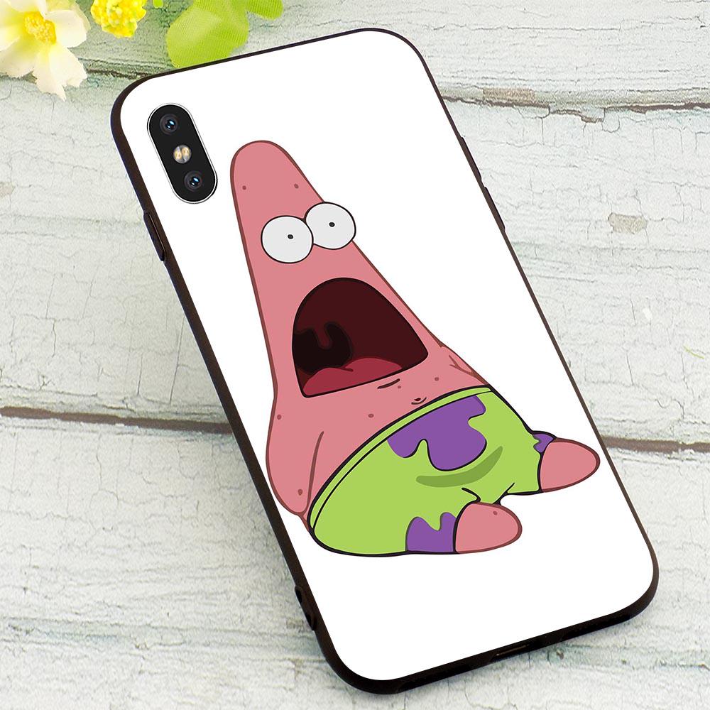 Buy Pattern Sponge Bob And Patrick Phone Case for iPhone 7 Plus 8 X Xs ...