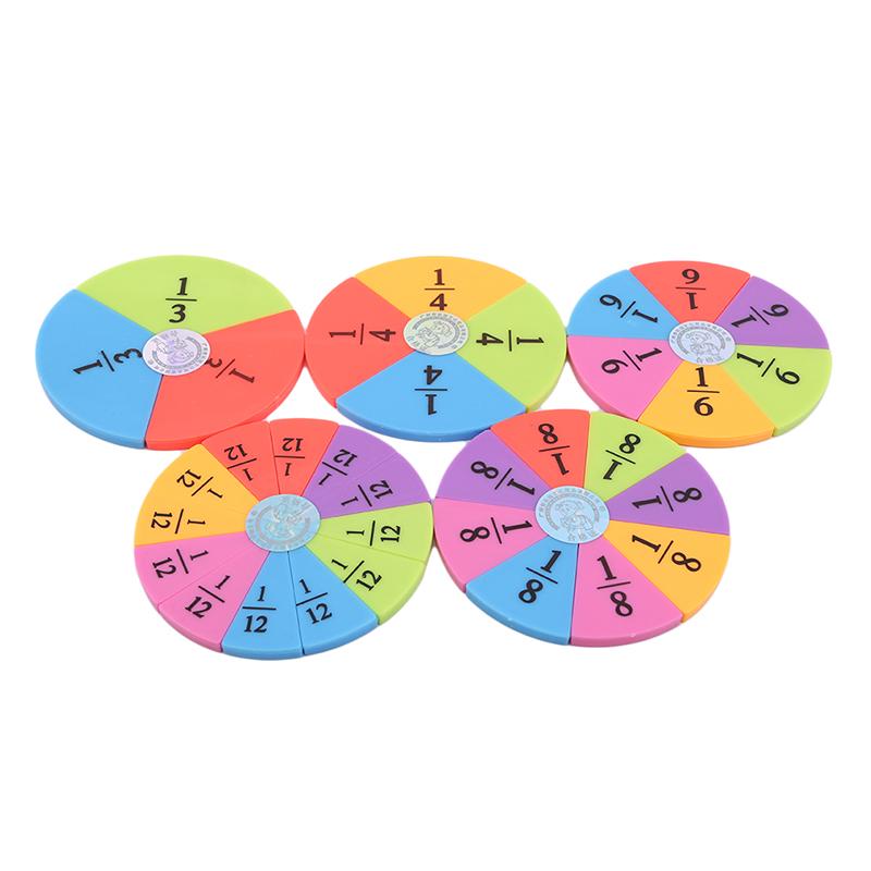 Buy Learning Resources Math Fraction Circles Teaching Aids Board ...