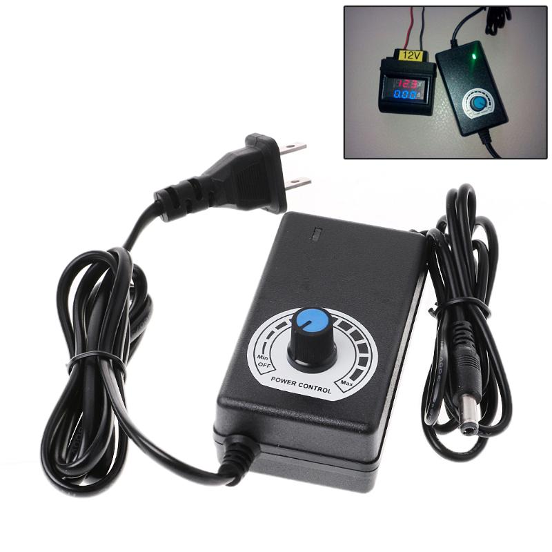 Buy 1-12V 2A Output Adjustable Switch 24W Stepless Voltage Regulation ...