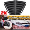Buy 2PCS Carbon Black Side Window Louvers Sun Shade Cover For VW Golf ...