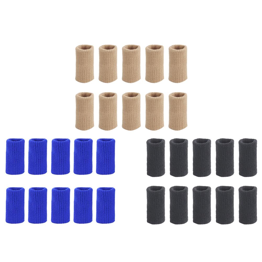 Buy 10pcs/set Finger Sleeves Support Brace Elastic Thumb Knuckle ...