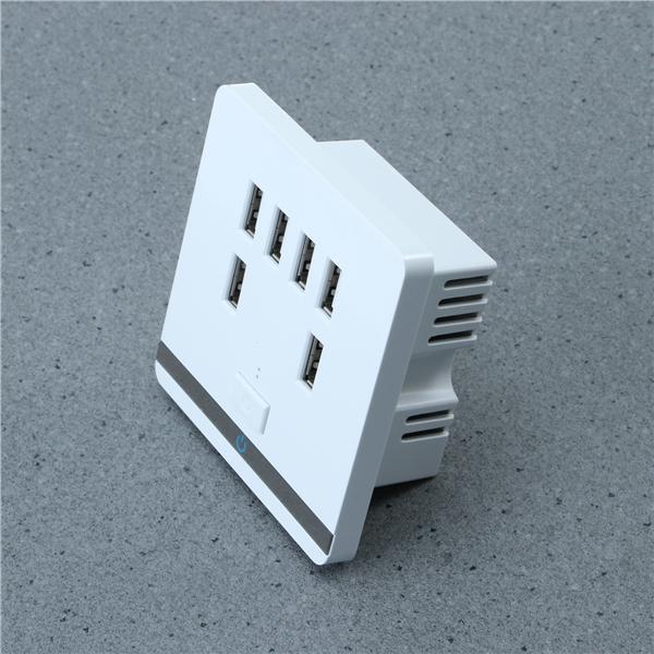 Buy Universal 36V To 5V 6 Ports USB Wall Mounted Socket ChargerFor ...