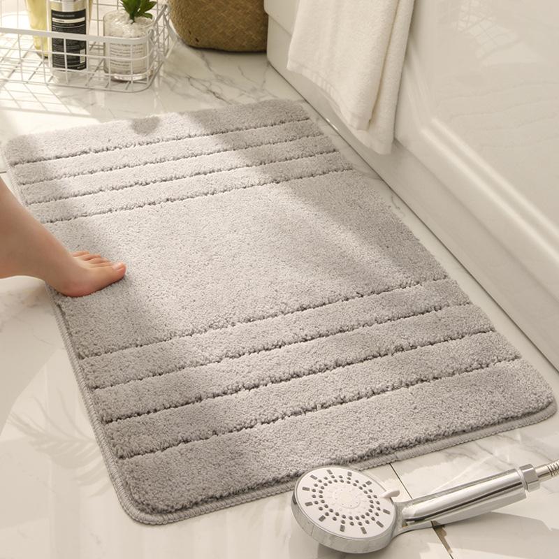Buy New Solid Color High and Low Wool Thickened Household Floor Mat ...