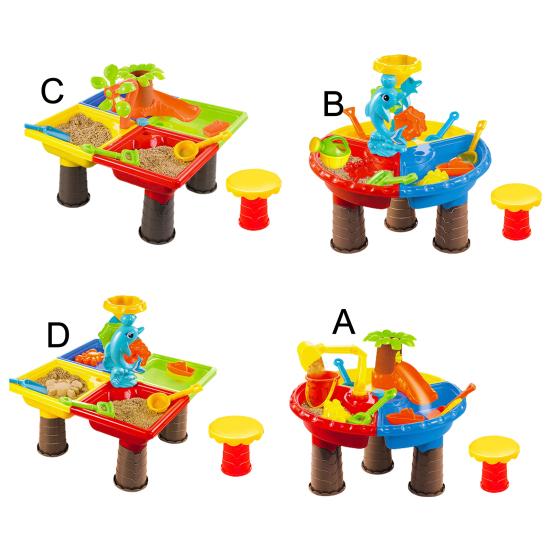 Buy 1 Set Beach Sand Table Eye-catching Fine Workmanship Plastic ...