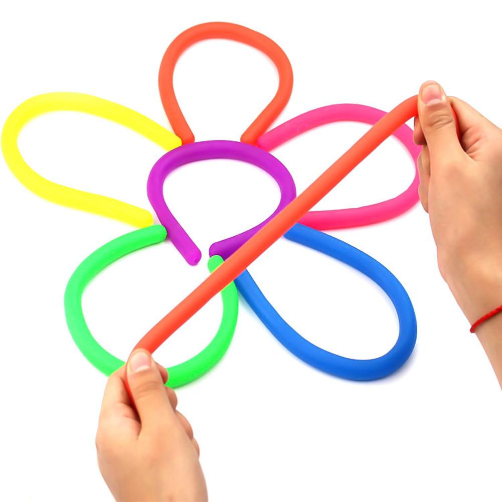 Buy Anti Stress Fidget Noodle Stretch Rope Toy String Fidget Autism ...