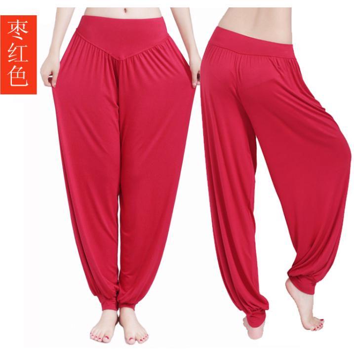 Buy Cotton High Waist Dancing Harem Modal Trousers Women at affordable ...