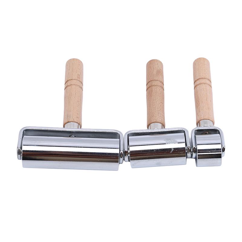 Buy Handmade Wooden Handle Carbon Steel Leather Rolling Craft Roller ...