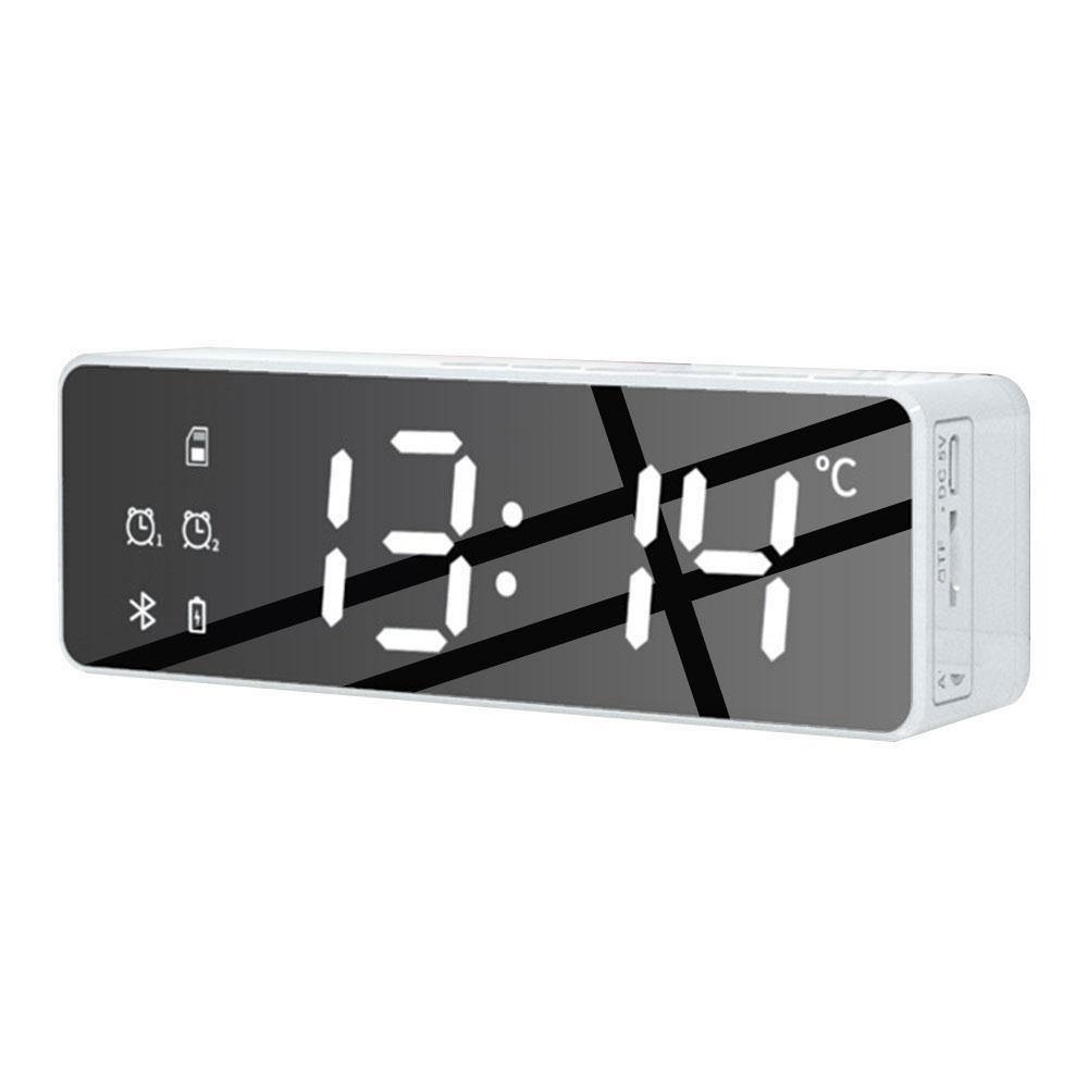 Buy Portable Mini Alarm Clock B119 Mirror Wireless Bluetooth Speaker at ...