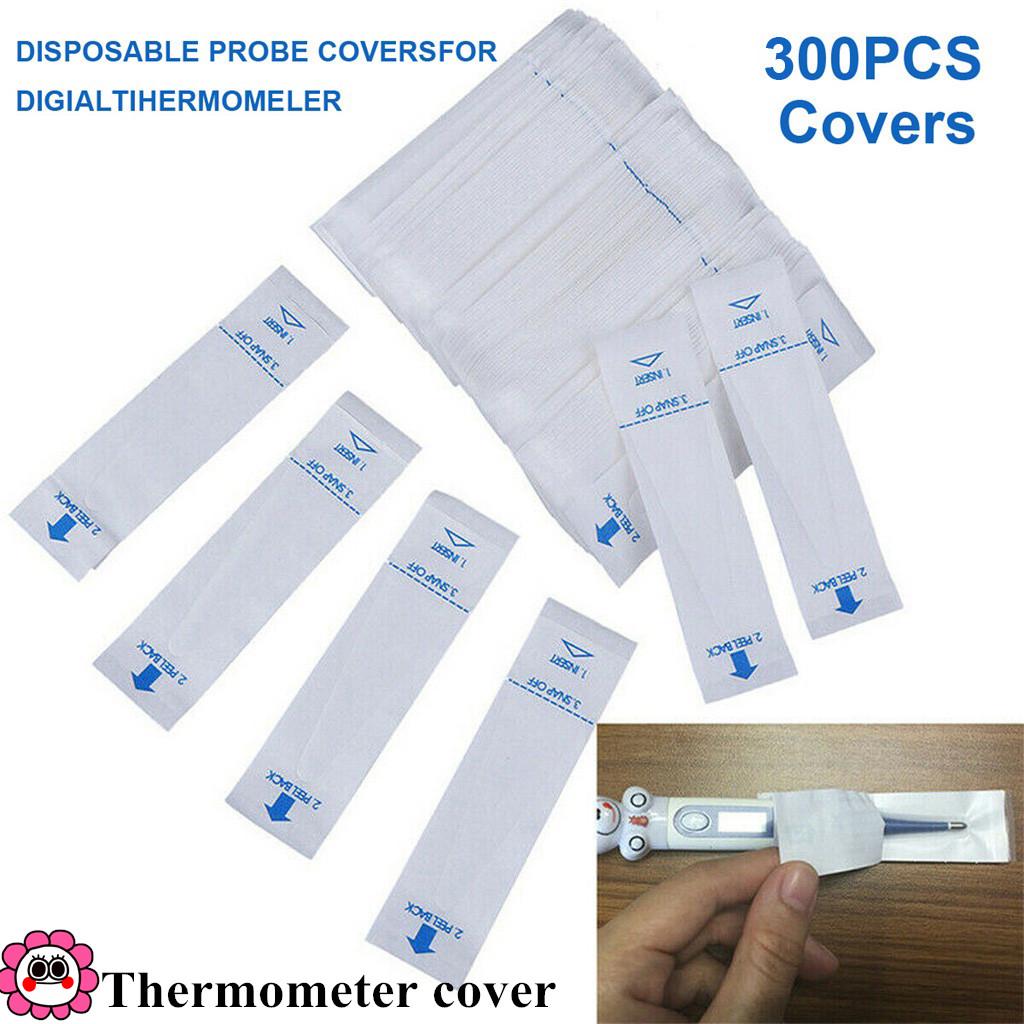 Buy MC-300PCS Digital Thermometer Probe Covers Disposable Protector for ...