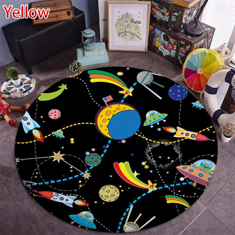 Astronaut Printed Carpet Cosmic Galaxy Mats & Rugs Rocket Pattern ...