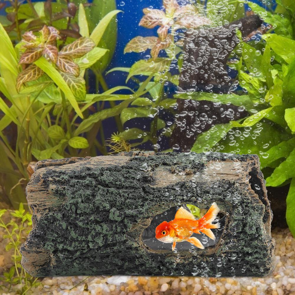 Tree Trunk Fish Tank Tree Trunk Hole Water Plants Aquarium Trunk for ...