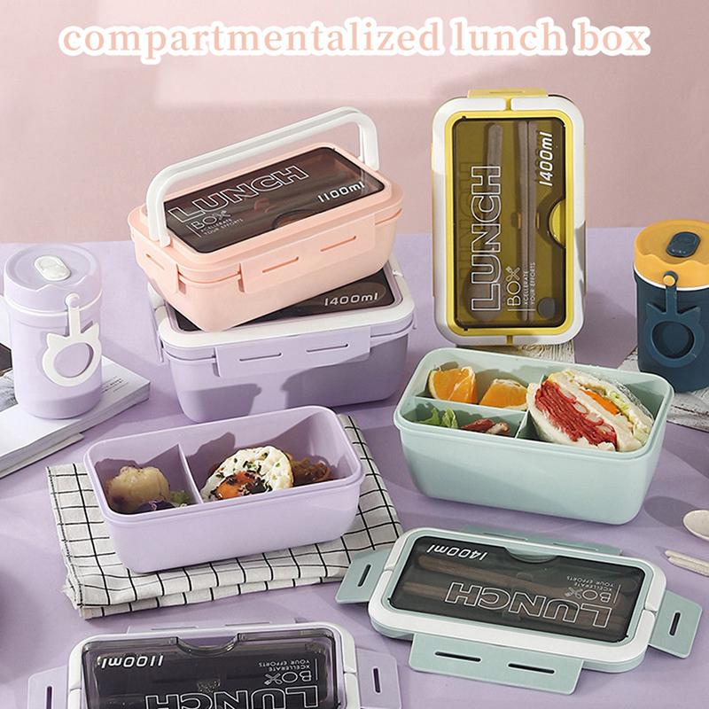 Buy Lunch Box Microwave Hermetic Bento Box W/Tableware Picnic Fruit ...
