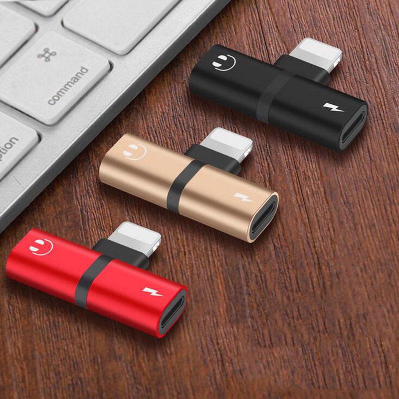 Buy Splitter For Apple iPhone X XS 7 8Plus Adapter Audio Earphone ...