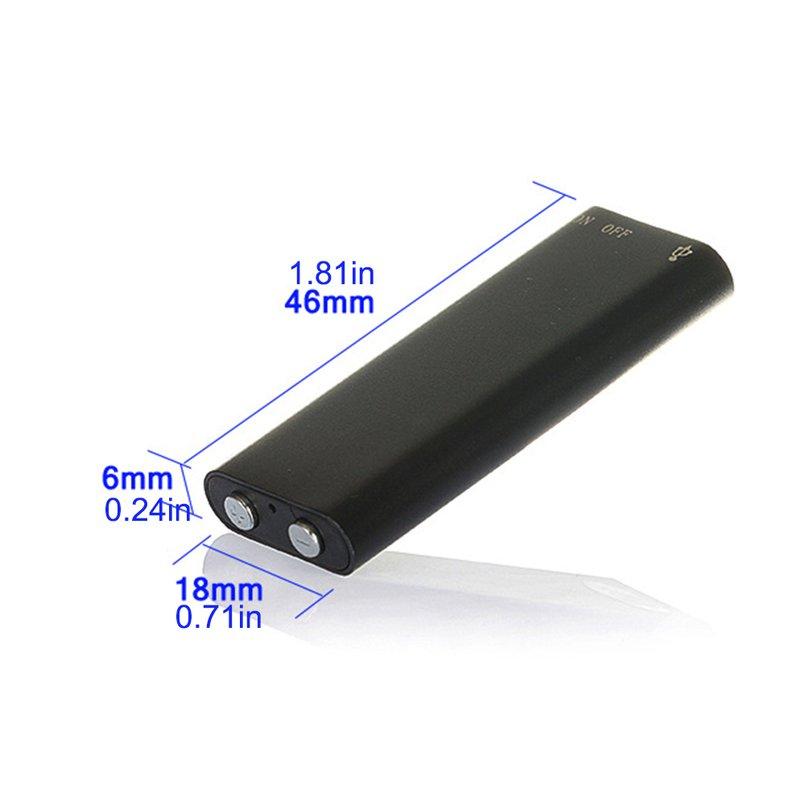 Buy The Vulpes Mini Spy Audio Recorder Voice Listening Device 96 Hours ...