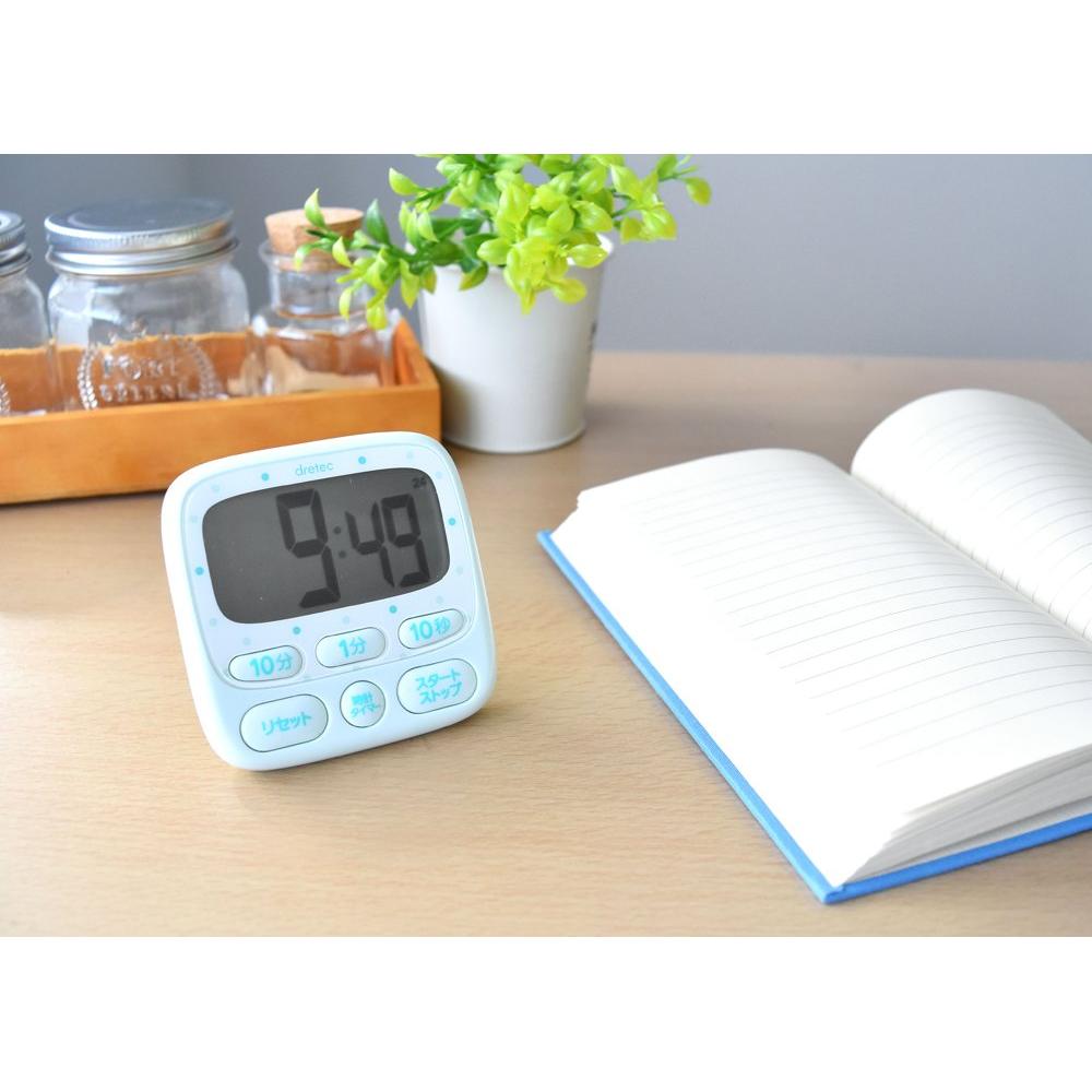 Buy Dretec Large Screen Timer Digital With Clock Green T-566GN at affordable prices — free ...