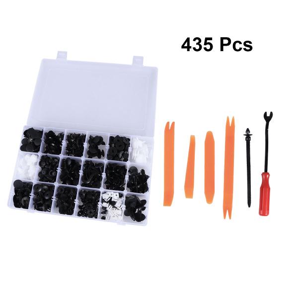 435Pcs Car Push Pins Pin Clips Bumper Fastener Panel Push Fastener Kit ...