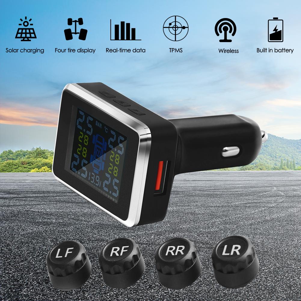 Cheap Car TPMS Wireless Tire Pressure Monitoring System LCD w/ 4 ...