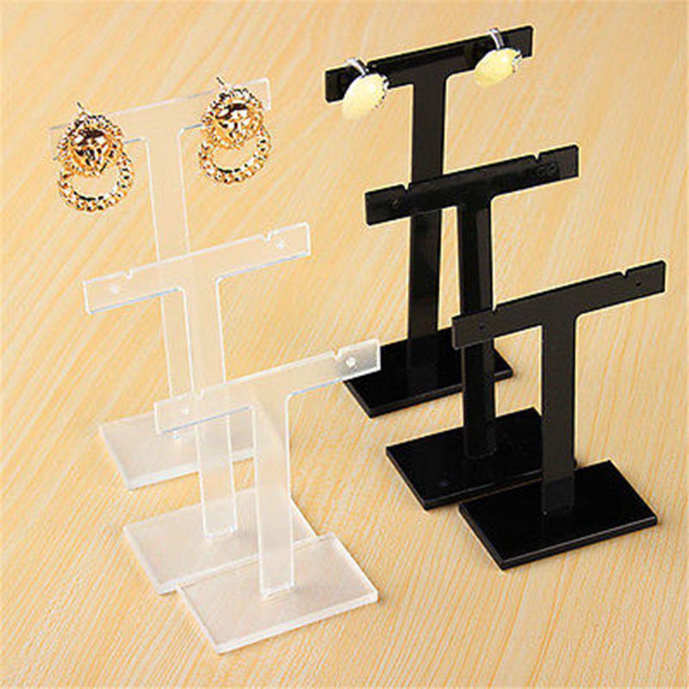 Set Acrylic Stand Showcase Jewelry 3 T-Shape Display Rack uygun fiyatlı ...
