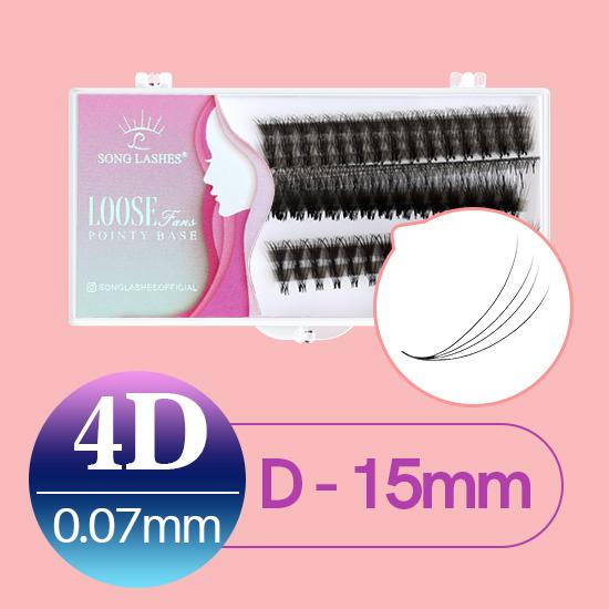 Buy Song Lashes 4D Ultra Speed Promade Eyelashes Extension Pointy Base Volume Soft Nature Lashes ...