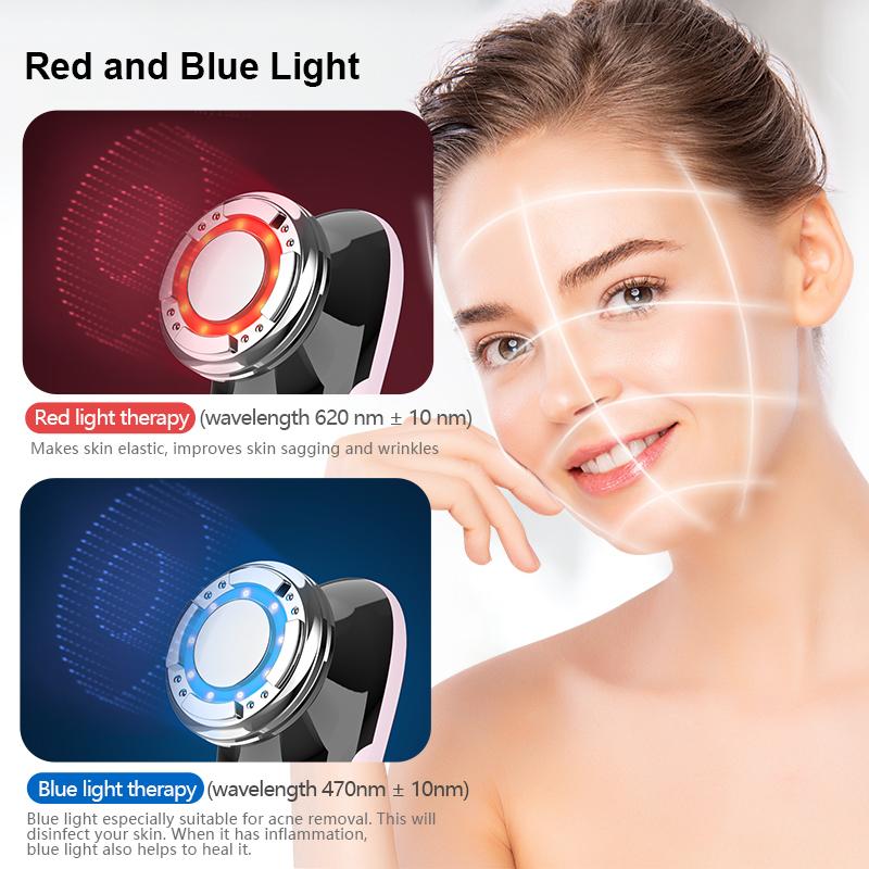 Buy EMS Facial Massager ANLAN LED Light Therapy Wrinkle Removal Skin ...
