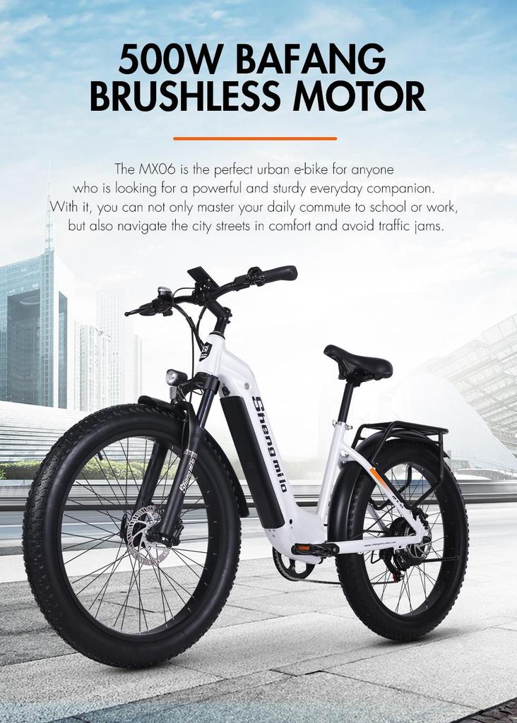 Cheap Electric bike Shengmilo MX06 Peak 1000W Bafang Motor 17.5 AH ...