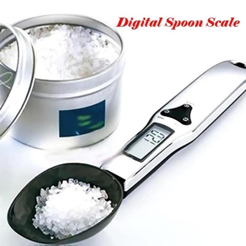 1 Pcs 500g/0.1g Digital Kitchen & Lab Electronic Spoon Weight Scale ...
