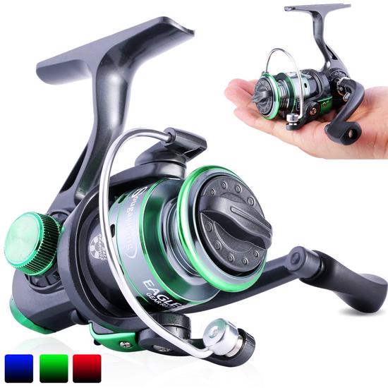 Buy Spinning Reels Left/Right Interchangeable Collapsible Handle ...