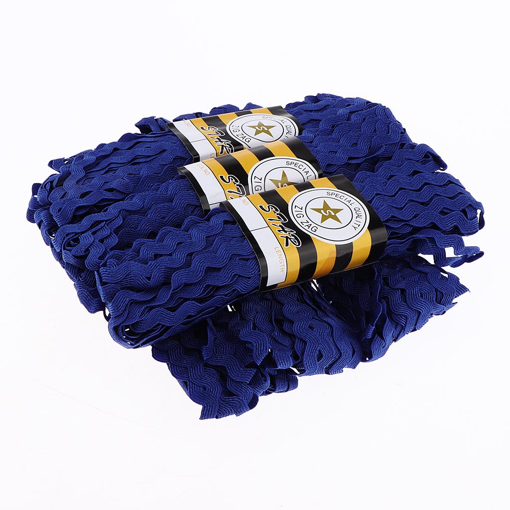 Buy 6 Pieces 15 Yard S Shape Wavy Lace Trim Ribbon Applique Sewing ...