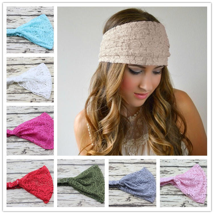 Women Ladies Fashion Lace Headband Hair Band Headwear Hair Accessories ...