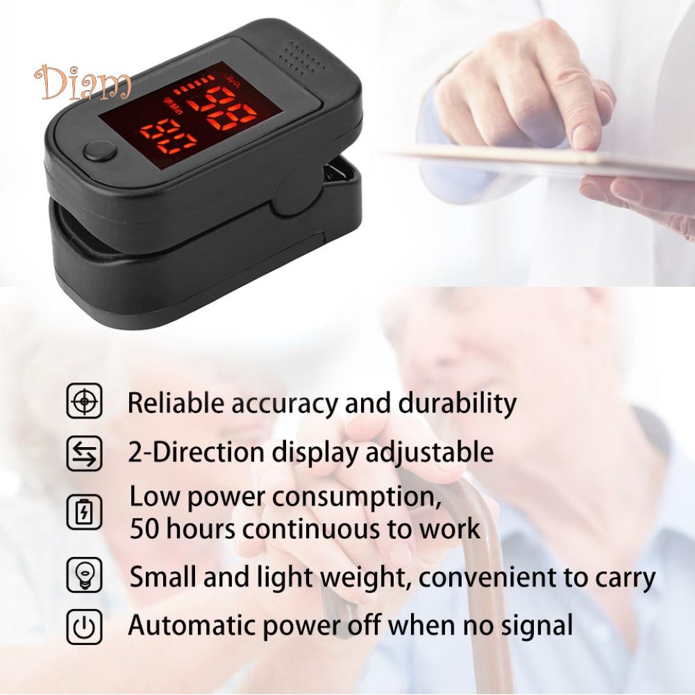 Buy SpO2 Fingertip Pulse Oximeter Blood Oxygen Saturation Monitor ...