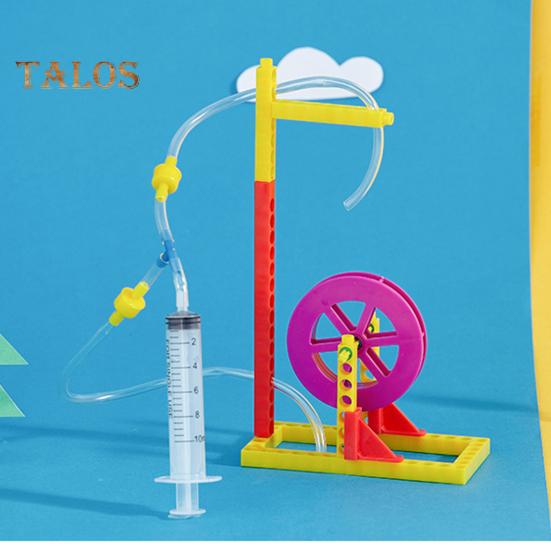 Buy TALOS DIY Water Wheel Model Toy Self Assembly Educational Plastic ...