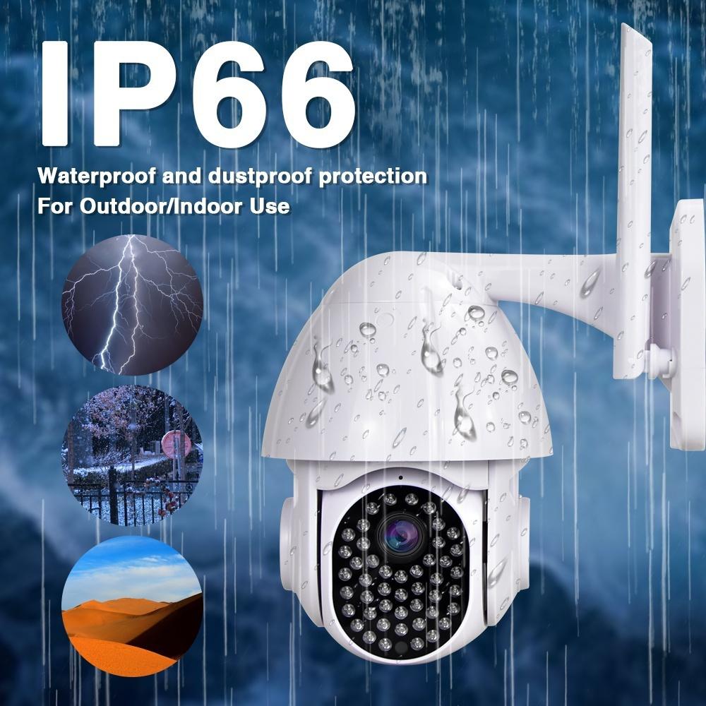 Buy IP Camera HD 1080P 47LEDs PTZ WIFI Waterproof Auto Tracking Motion ...