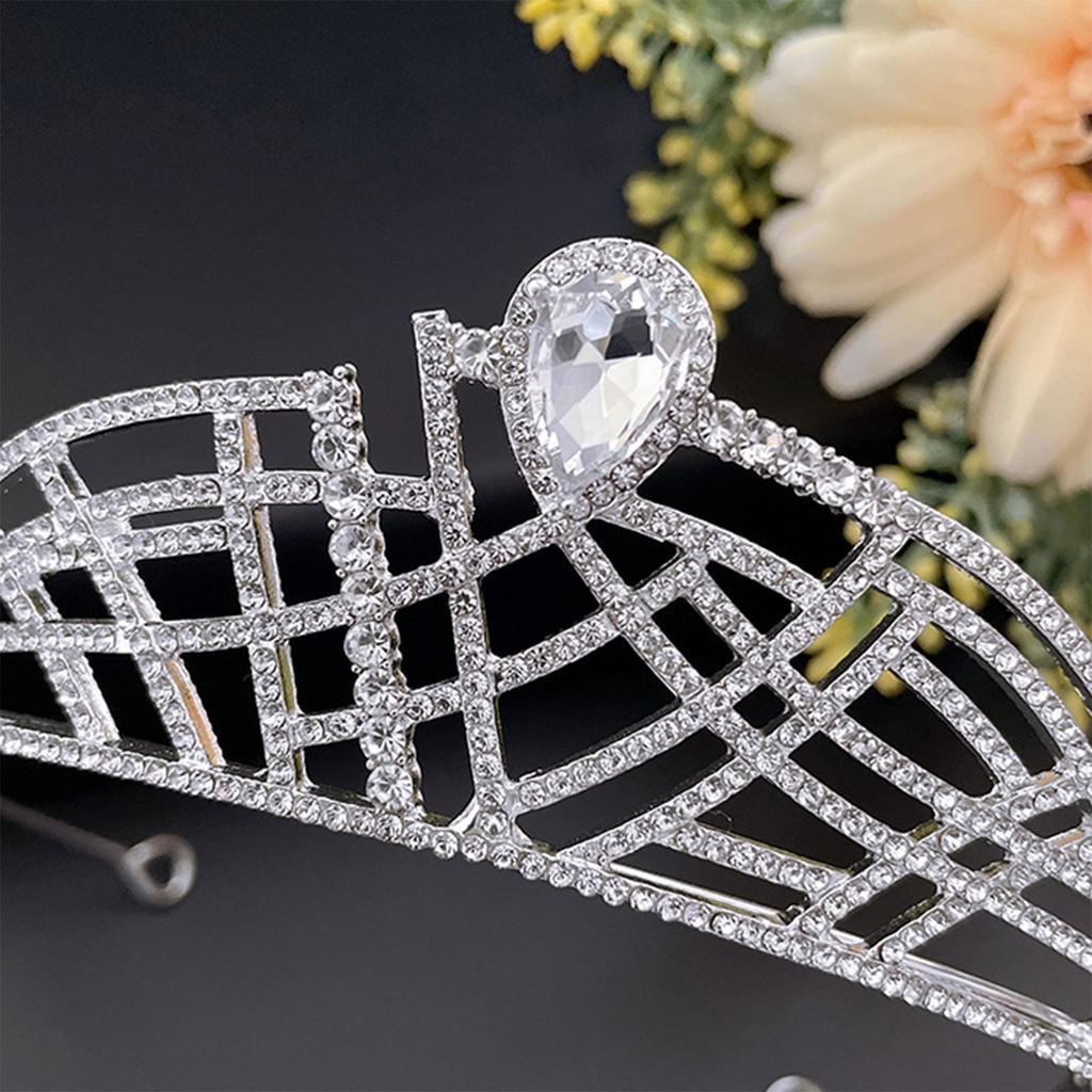 Princess Crown Tiara Vintage Rhinestone Crystal Queen Crown Tiaras ...