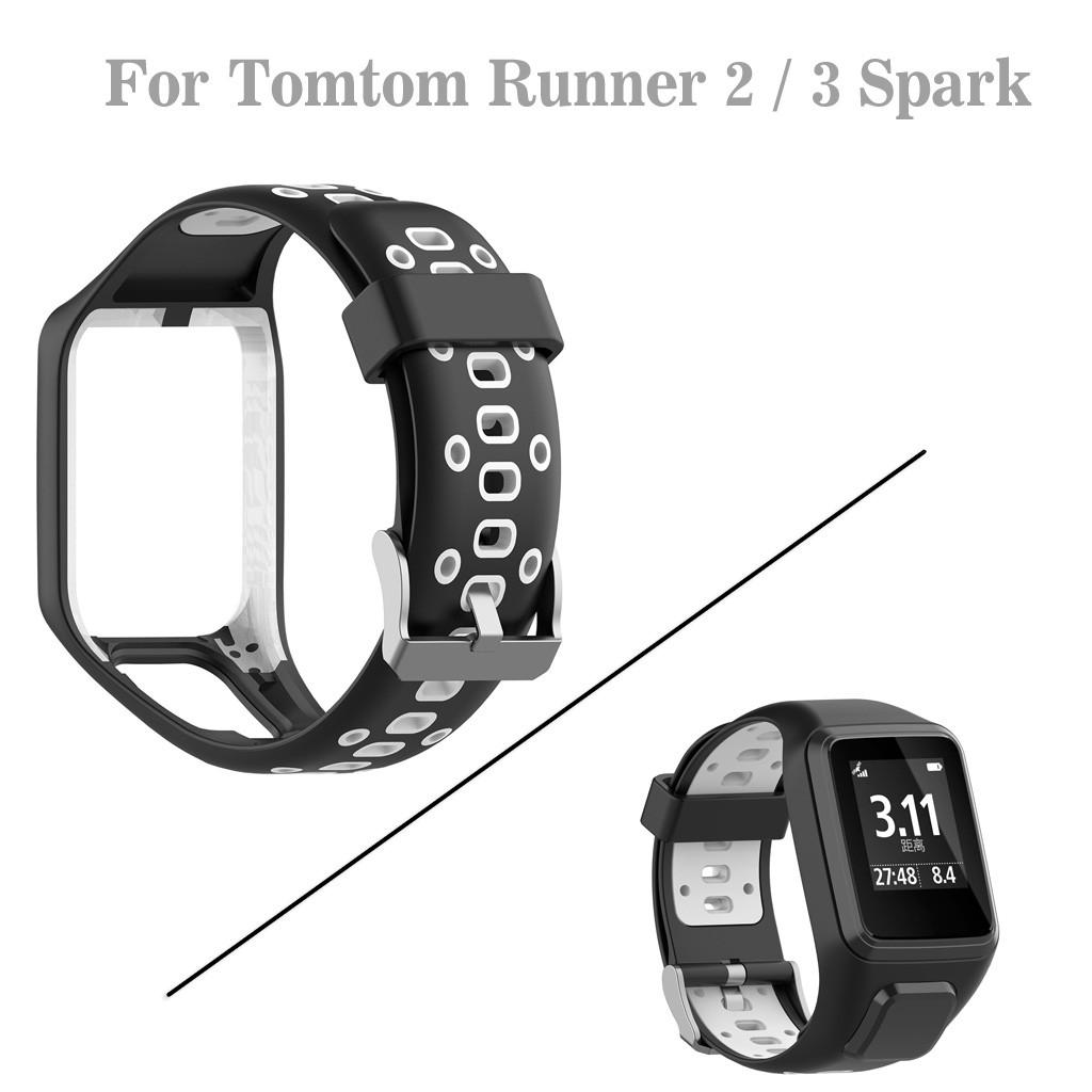 Buy For Tomtom Runner 2 / 3 Spark/3 Sport Replacement Silicone Watch ...