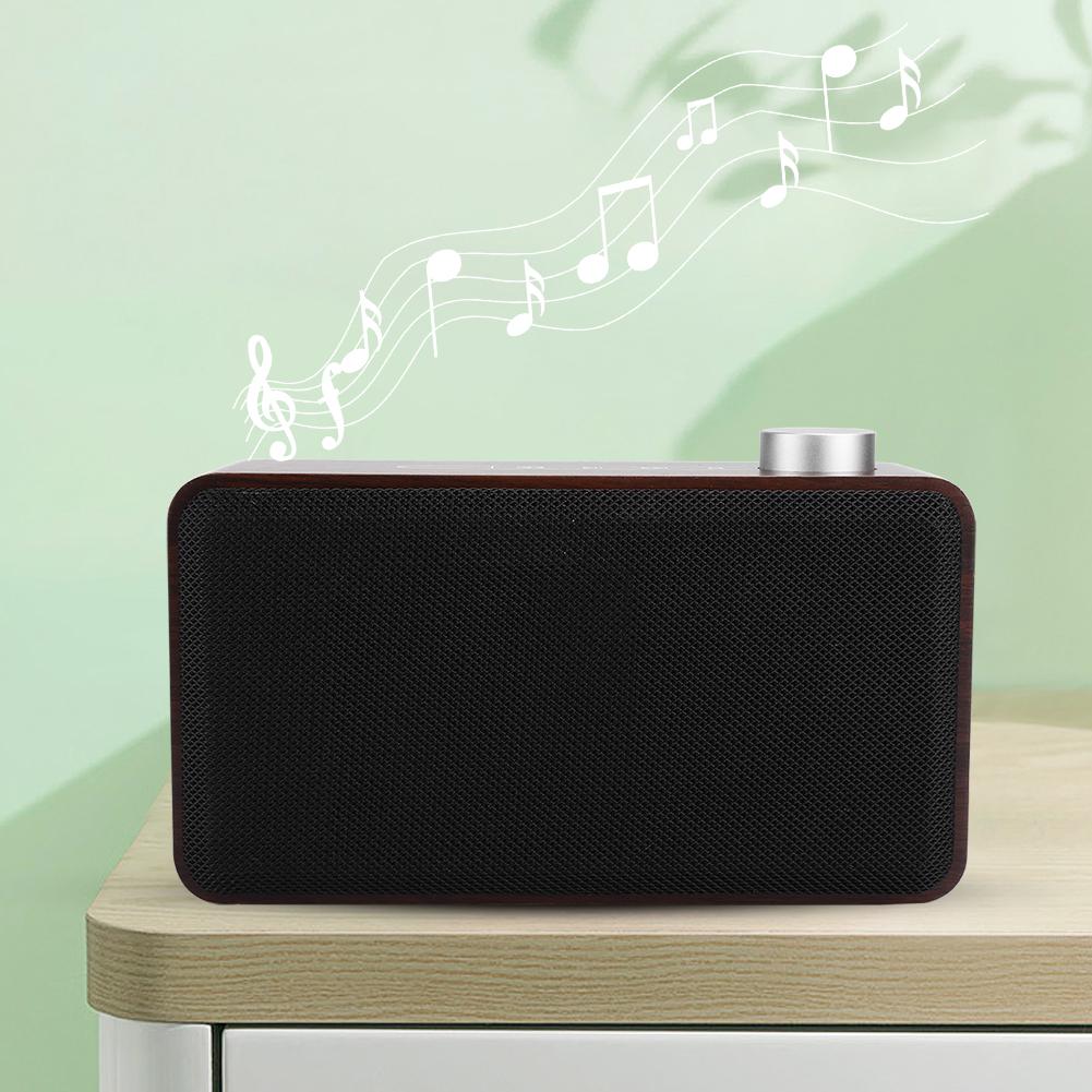Buy Portable Wireless Speaker Walnut Grain Speaker Memory Card Outdoor ...