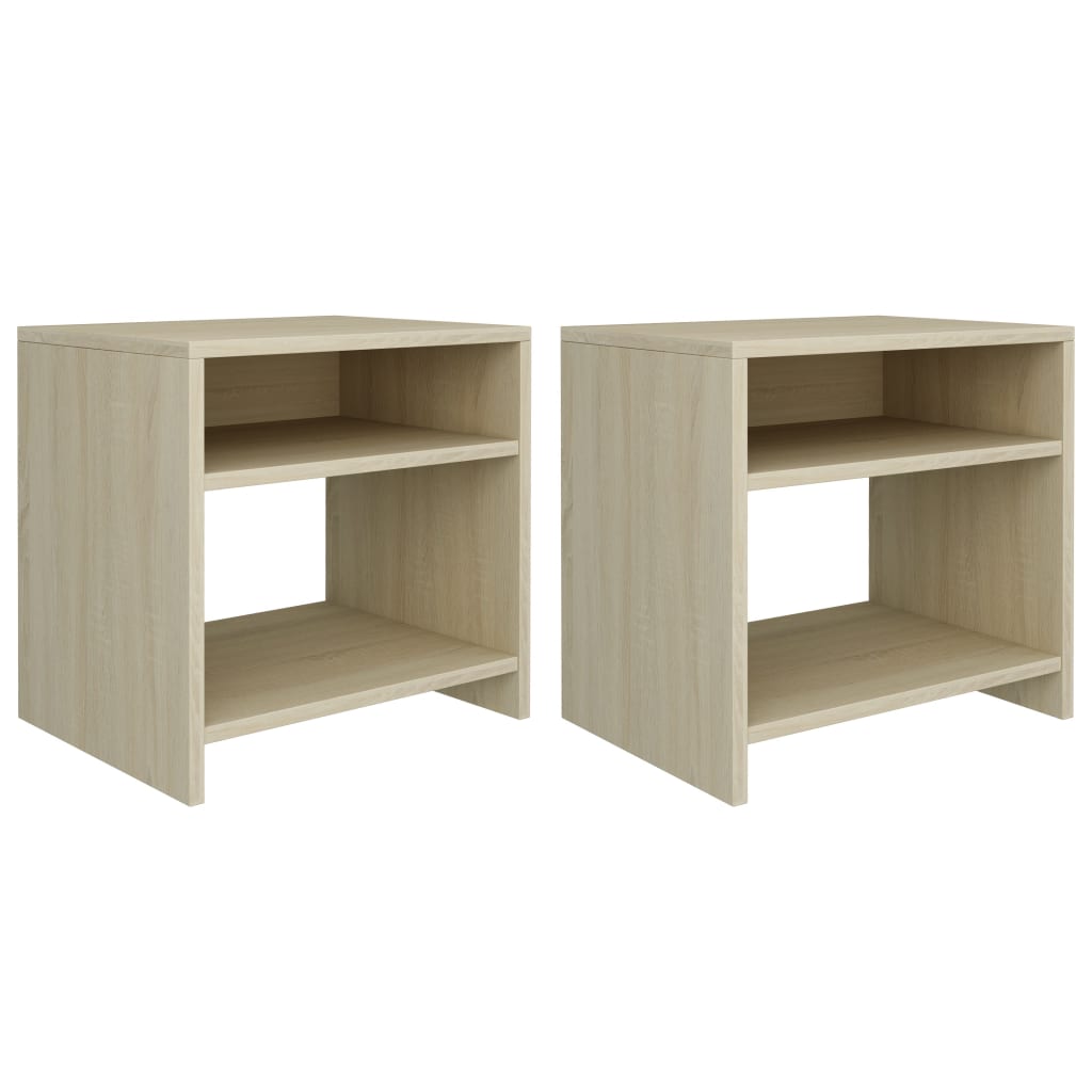 Buy vidaXL 1 / 2x Bedside Tables 40 × 30 × 40 Cm Chipboard at ...