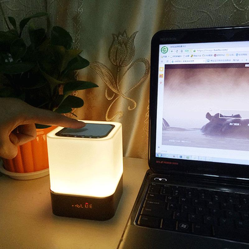 Buy LED Multifunction Colorful Pat Light Night Light with Alarm Clock ...