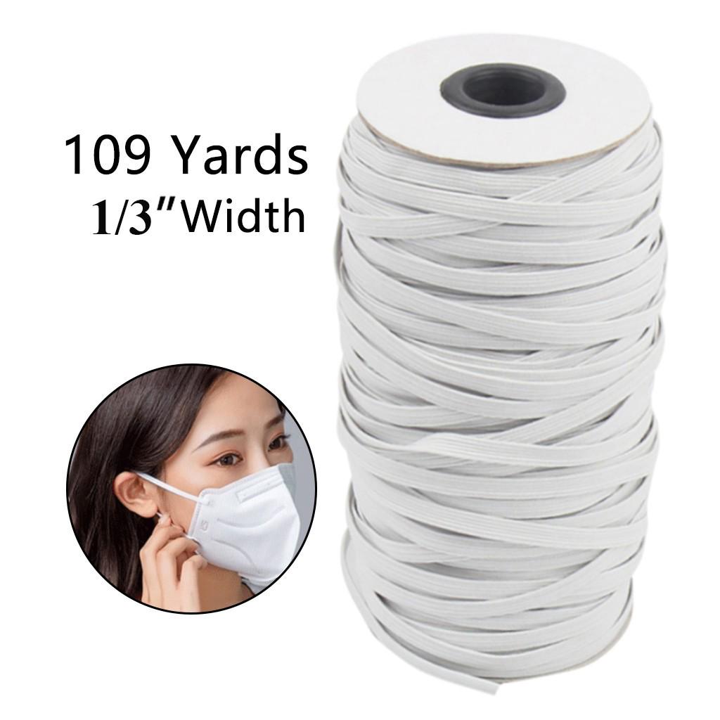Buy Elastic Bands for Face Mask Width Elastic Cord for Crafts Elastic ...