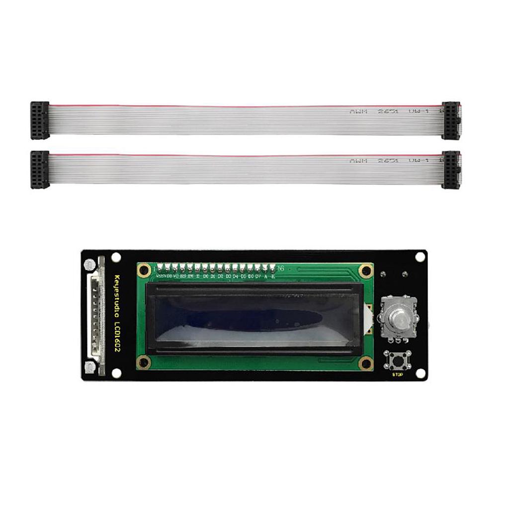 Buy 1602 LCD Display Controller with Ribbon Cable For RAMPS Reprap 3D ...