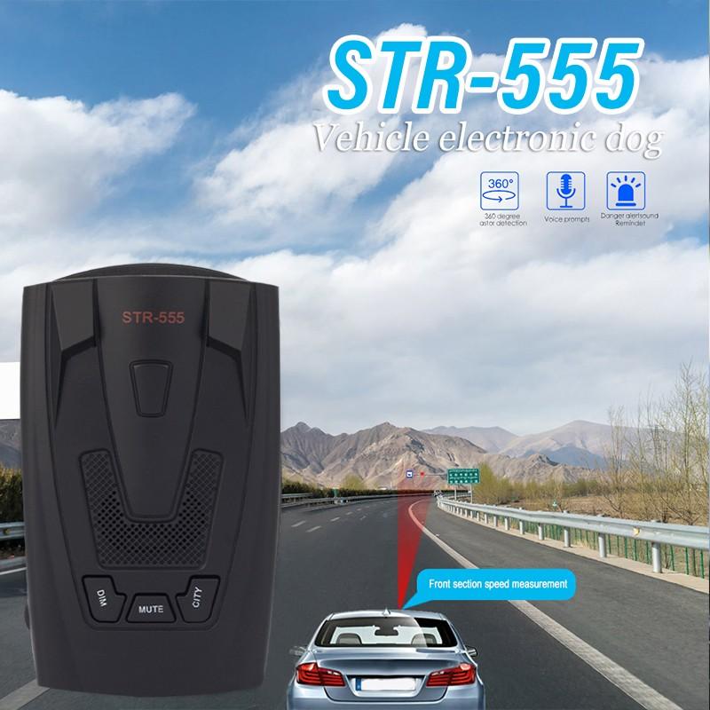 Buy STR-555 Car Radar Detector English Russian Thai Voice Auto Vehicle ...