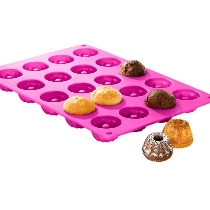 Buy For Kitchen Goods Bakeware 20 Cavity Silicone Bake Ware Chiffon ...