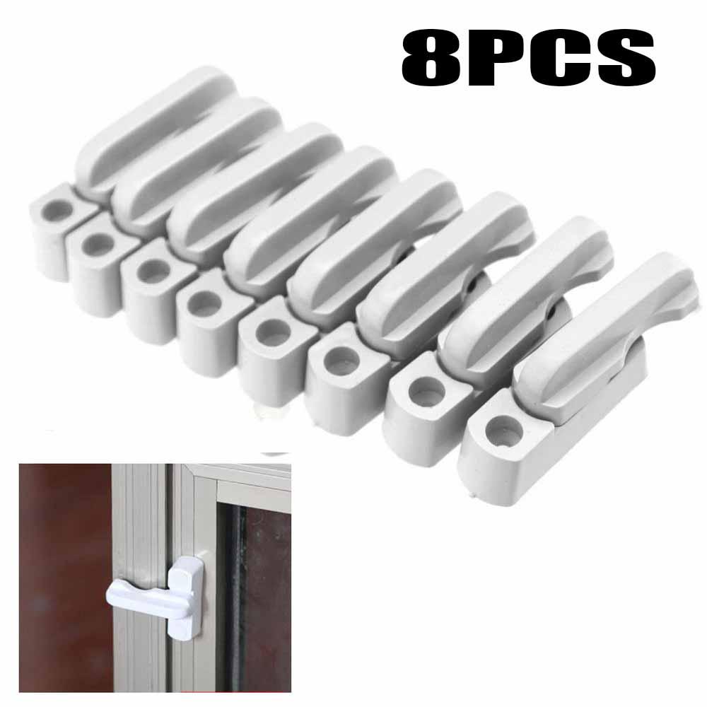 Buy 8PCS Window Door Swing Safety Locks UPVC Security Restrictor Locks ...