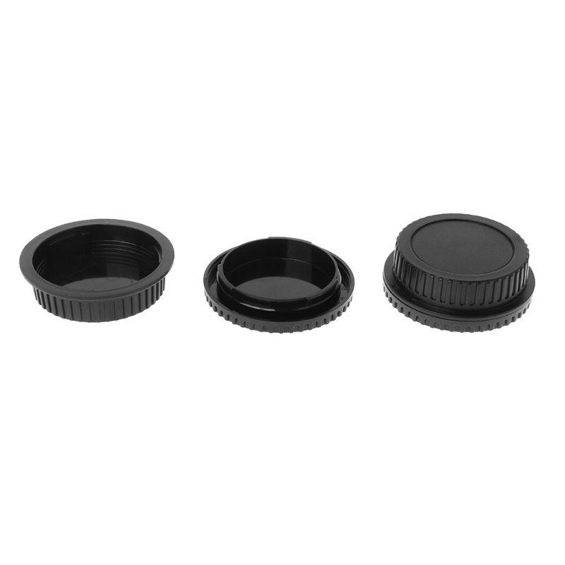 Buy Rear Lens Body Cap Camera Cover Set Dust Screw Mount Replacement ...
