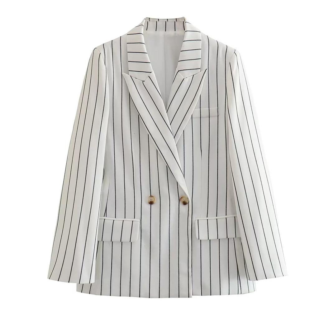 Купити Pinstripe White Blazer Women | Joom