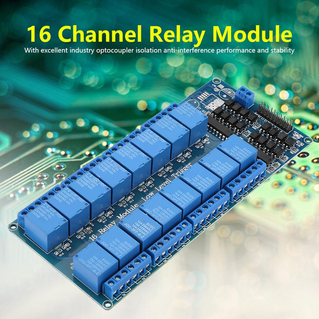 16-channel relay, 5V – the best products in the Joom Geek online store