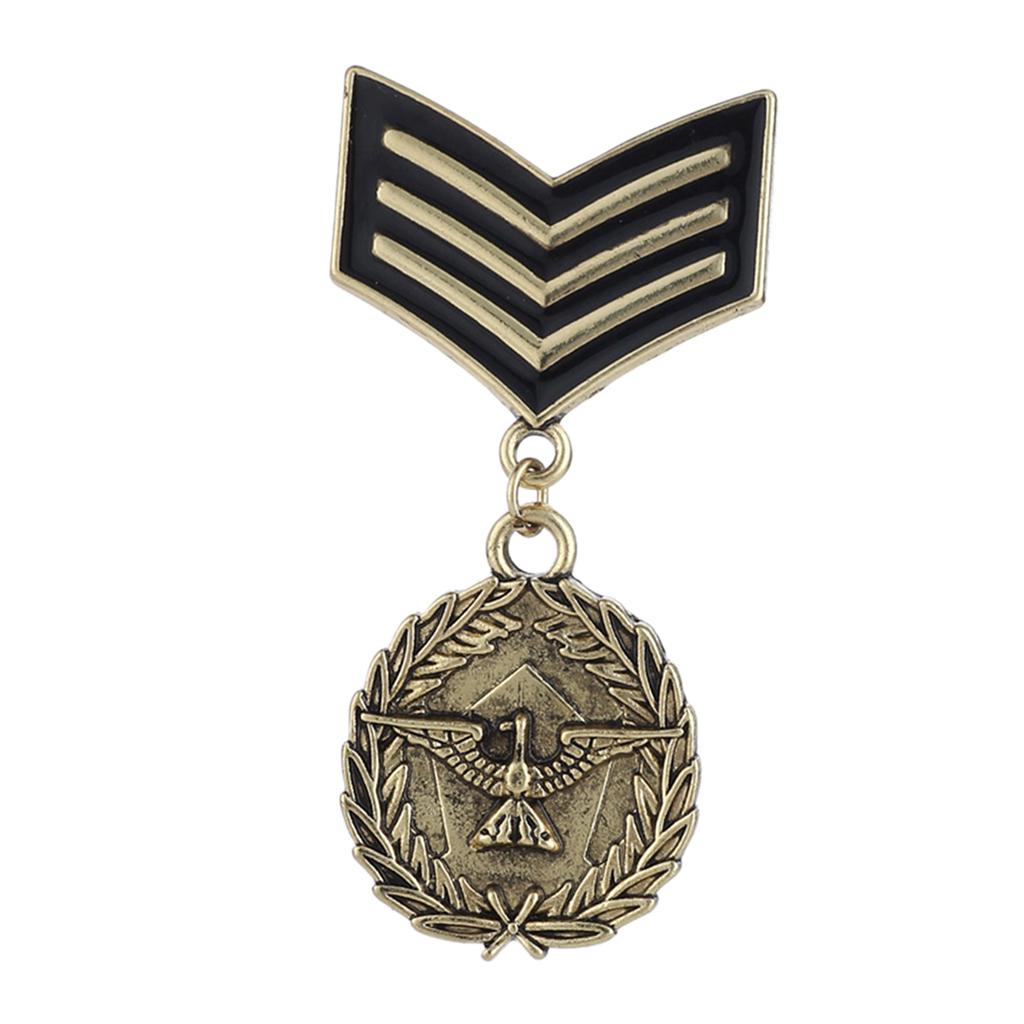Men Medal Military Army Uniform Style Brooch Pin Jewelry Antique uygun ...