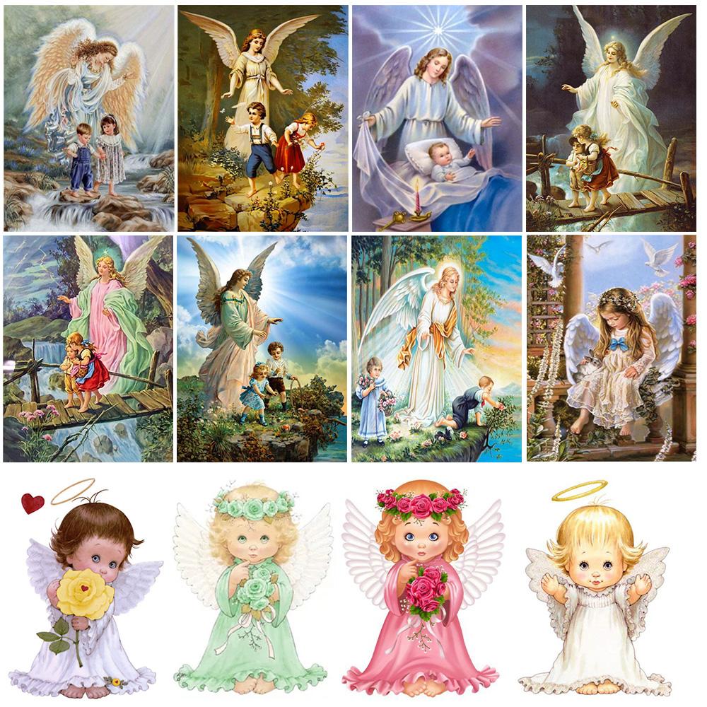 Buy Diamond Painting Angel Baby 5D DIY Angel Baby Diamond Painting Set ...