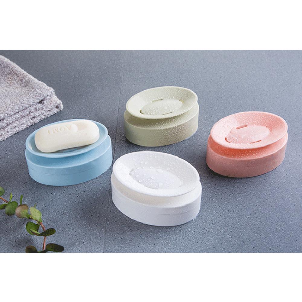 Buy Oval Soap Box Storage Holder Container Soap Dish Case Lightweight ...