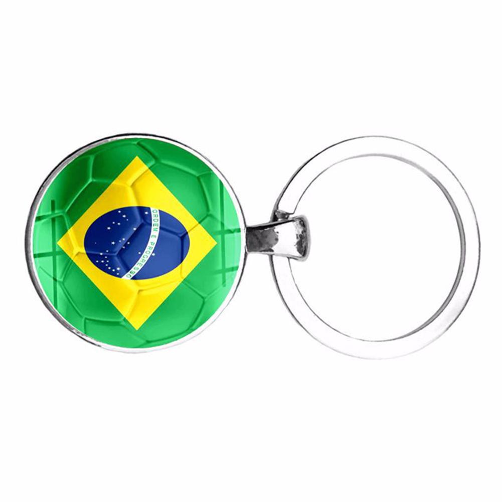 Buy World Cup Flag Keychain Country Football Soccer Fans Keyring Car ...